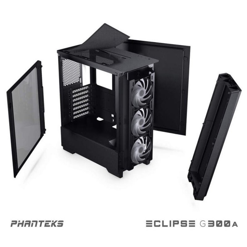 Phanteks Eclipse G300A Triple DRGB Mid Tower Cristal Templado USB 3.0 ...