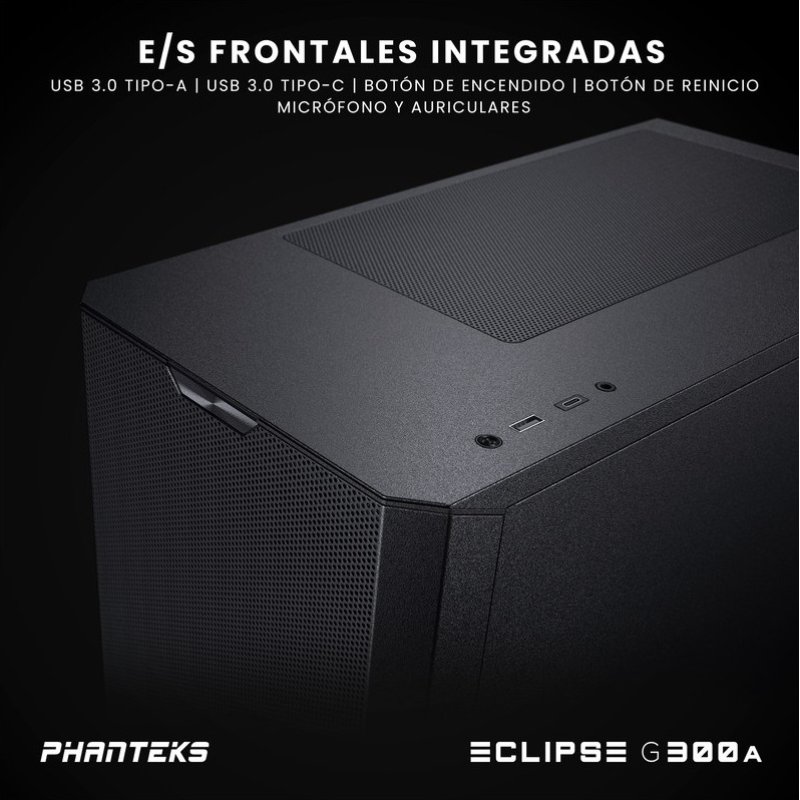 Phanteks Eclipse G300A Triple DRGB Mid Tower Vidro Temperado USB 3.0 ...