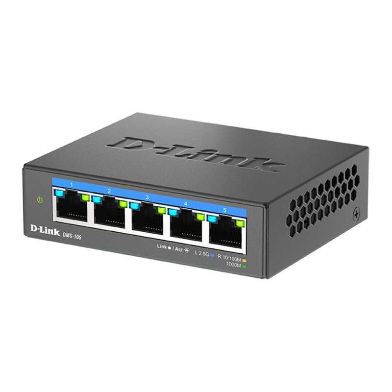 D-Link DMS-105 Switch Multigigabit No Administrado 5 Puertos Ethernet 2 ...