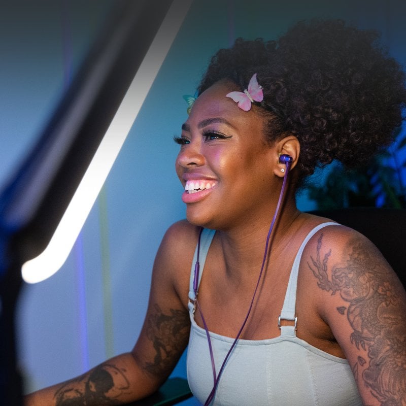 Logitech Litra Beam Lámpara LED Streaming con TrueSoft | PcComponentes.com