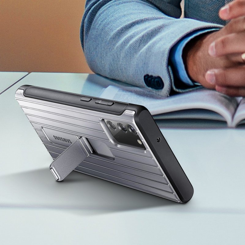 Samsung Protective Standing Cover para Galaxy Note 20 Plateada ...