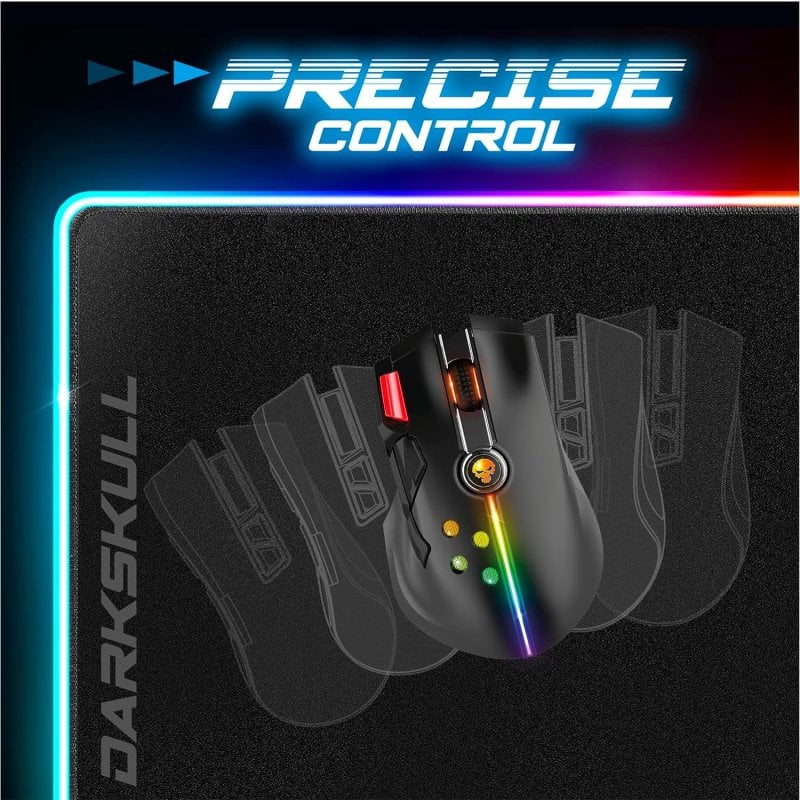 Spirit of Gamer Darkskull Hub RGB XXXL Alfombrilla Gaming Negra ...