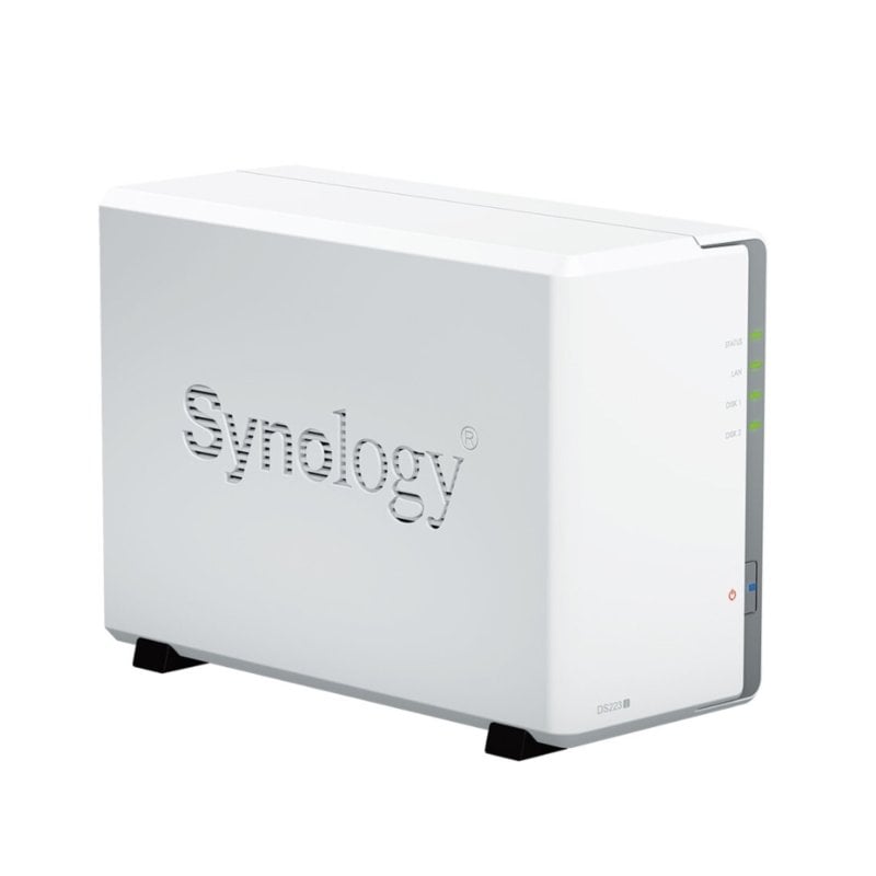 Synology DiskStation DS223j NAS + 2x Discos Duros 12TB WD Red Plus ...