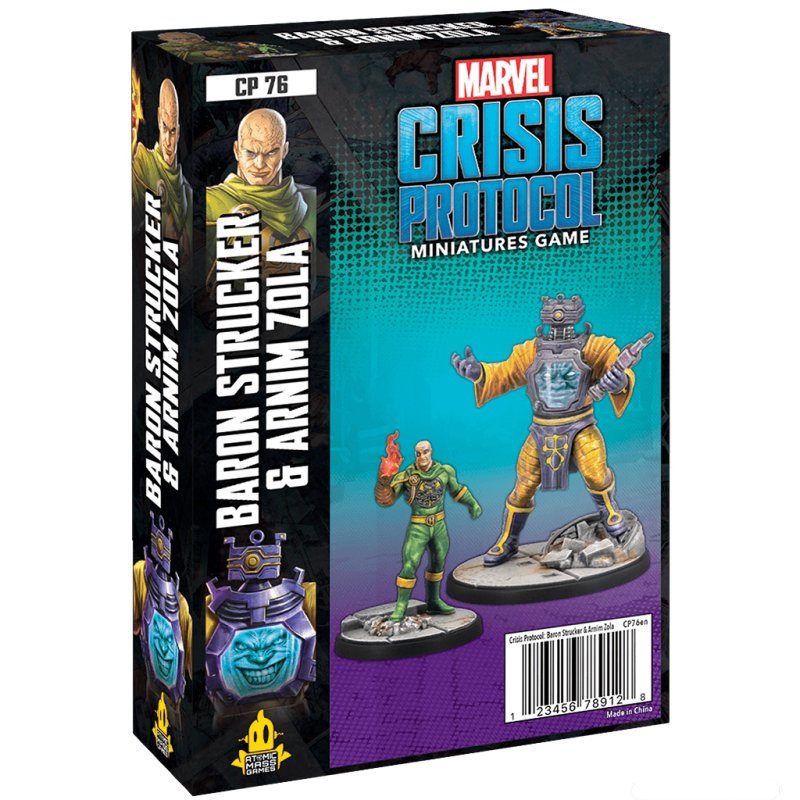 Asmodee Marvel Crisis Protocol: Baron Strucker e Arnim Zola Board Game ...