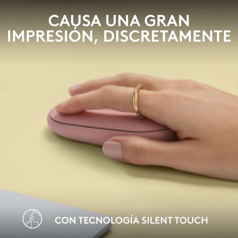 Logitech Pebble Mouse 2 M350s Rato Sem Fios 4000 DPI Rosa ...