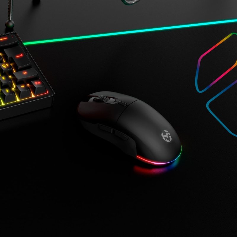 Krom Komet Ratón Gaming Inalámbrico RGB Negro 2400 DPI | PcComponentes.com