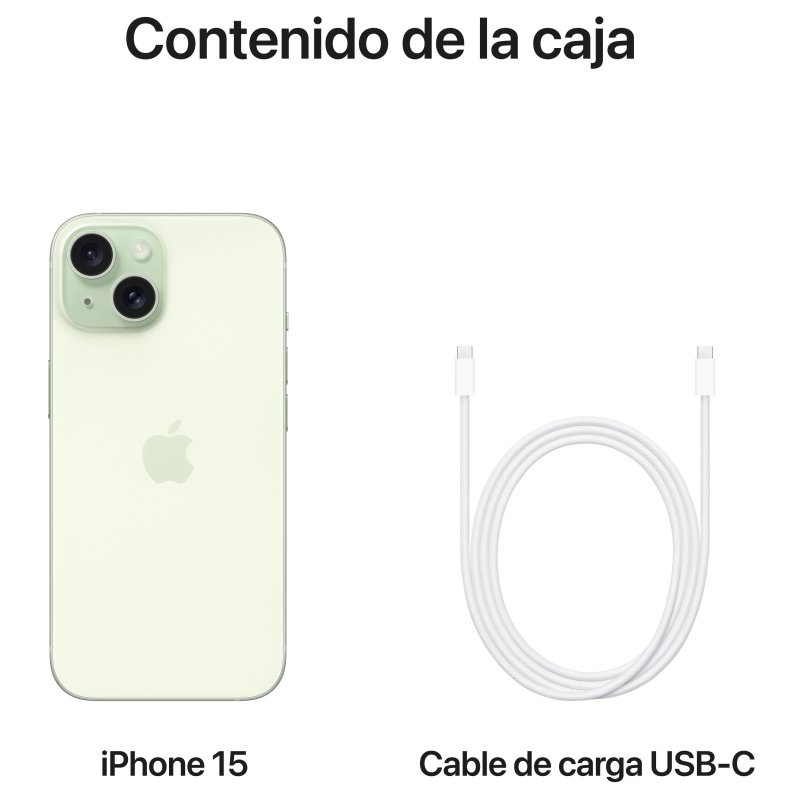 Apple iPhone 15 512GB Verde Libre | PcComponentes.com