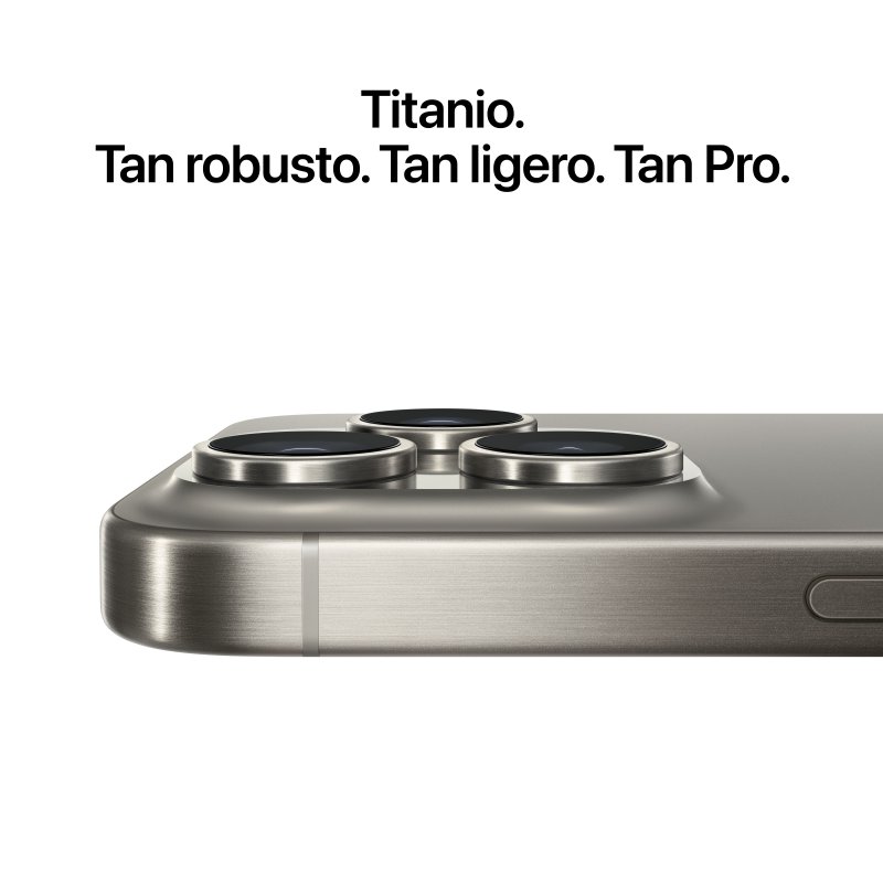 Apple iPhone 15 Pro 128GB Titanio Negro Libre | PcComponentes.com