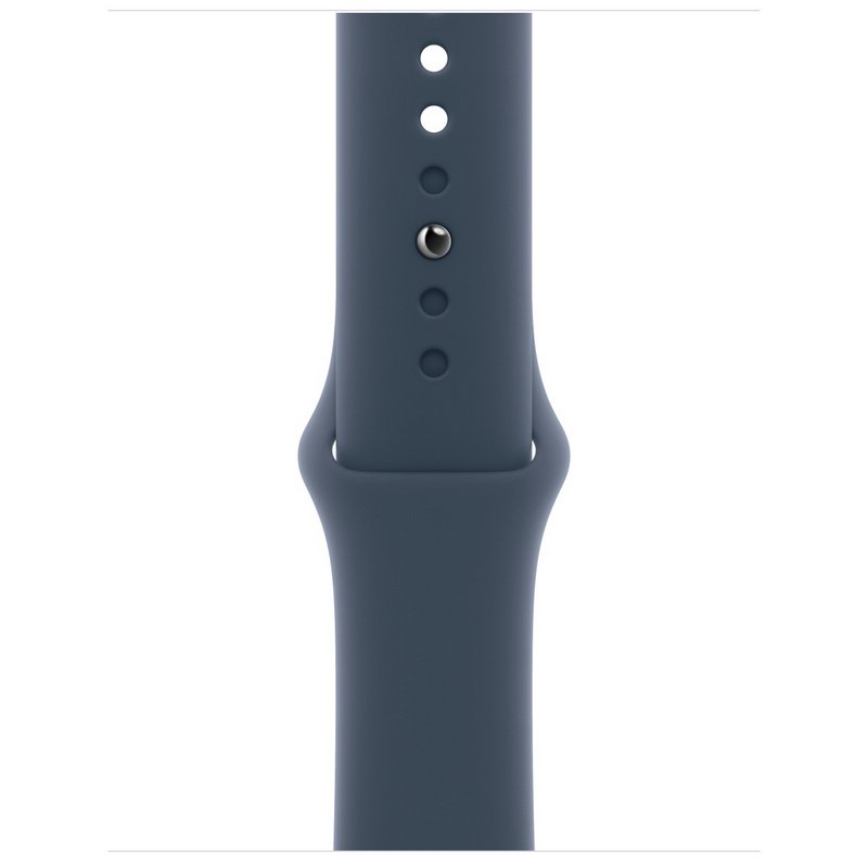 Apple Watch SE GPS 40mm Aluminio Plata con Correa Deportiva Azul ...