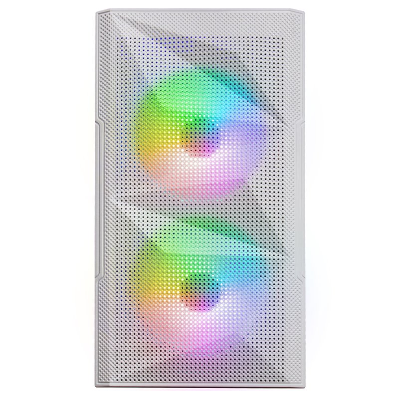 Mars Gaming MC-ME Mini Tour FRGB Verre Trempé USB 3.0 Blanc ...