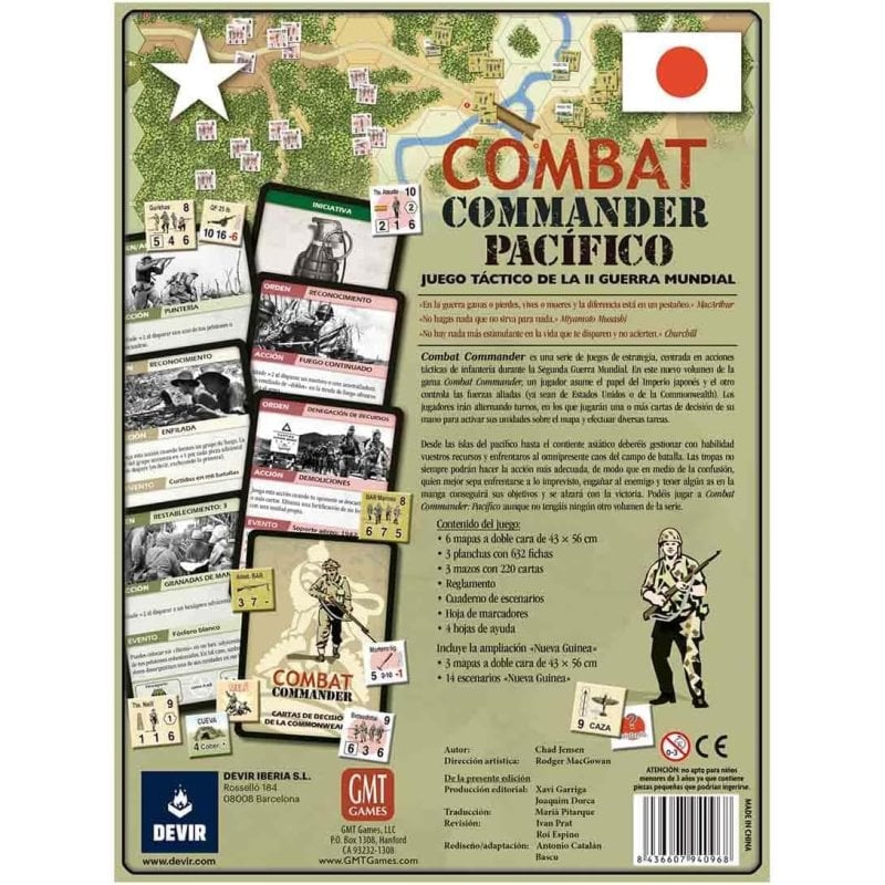 Devir Combat Commander Pacífico Juego de Mesa | PcComponentes.com