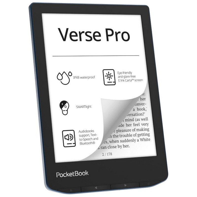 PocketBook Verse Pro Libro Electrónico 6" 16GB Cerúleo | PcComponentes.com