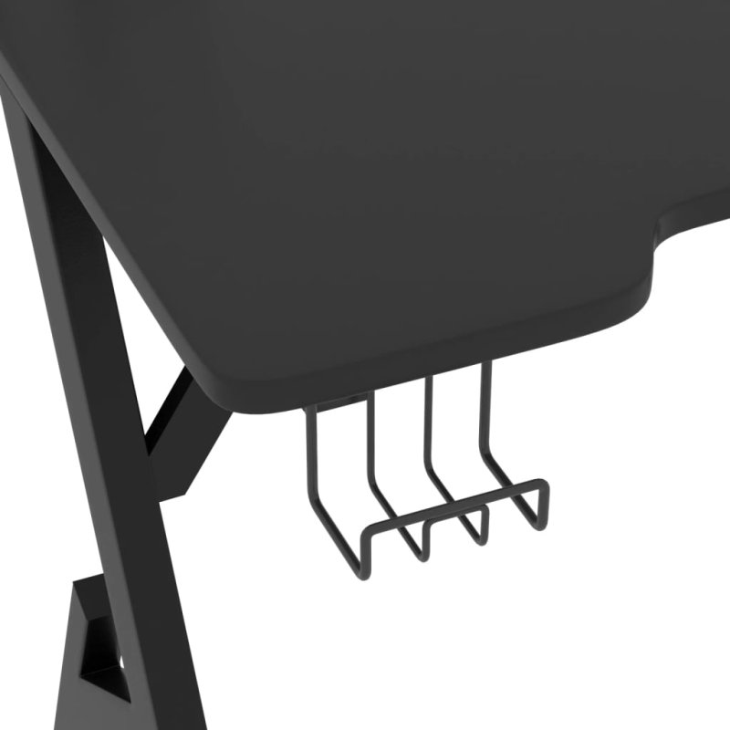 VidaXL Escritorio Gaming Patas Forma Y Negro 90x60x75cm | PcComponentes.com