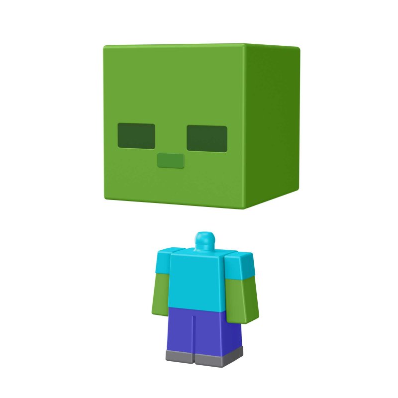 Mattel Minecraft Mob Head Mini Zombie | PcComponentes.fr