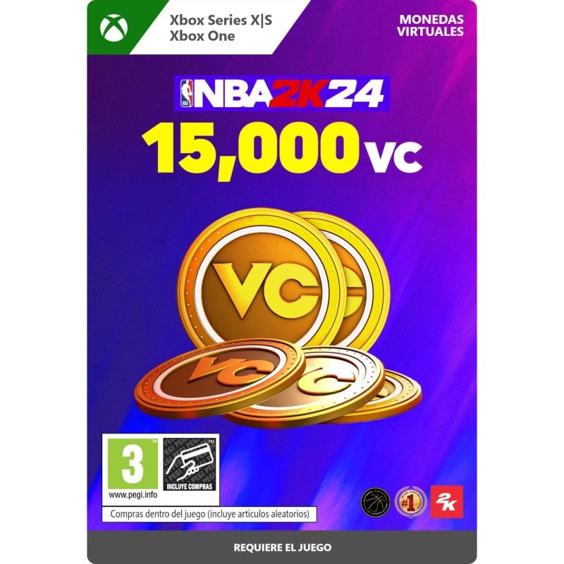 NBA 2K24 15000 VC Xbox Series X/S Xbox One Descarga Digital ...
