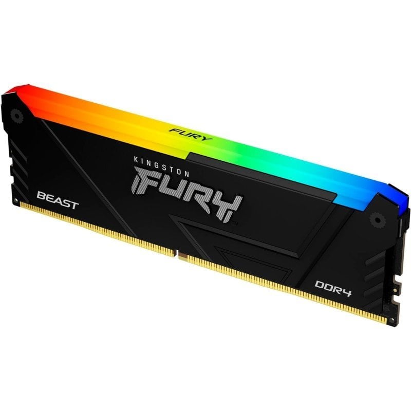 Kingston FURY Beast RGB DDR4 3600MHz 16GB 2x8GB CL17 | PcComponentes.com