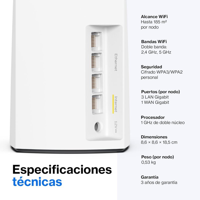 Linksys Atlas 6 Extensor Mesh Wifi 6 AX3000 Dual Band | PcComponentes.pt