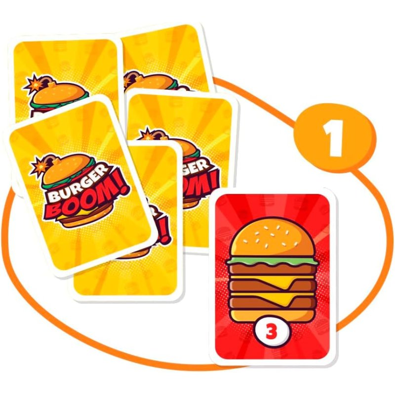 Jogo de tabuleiro Bizak Burger Boom | PcComponentes.pt