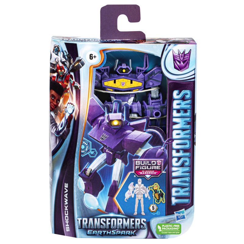 Hasbro Figura Deluxe Transformers Earthspark Shockwave | PcComponentes.com