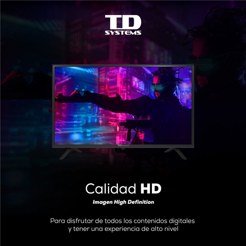 TD Systems PRIME32C15GLE 32" LED HD Ready Smart TV | PcComponentes.com
