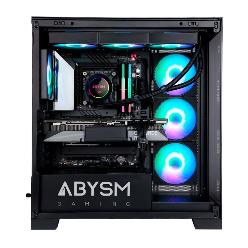 Abysm Gaming Danube Sava H500 Black Vidro Temperado USB 3.0 ARGB Preta ...