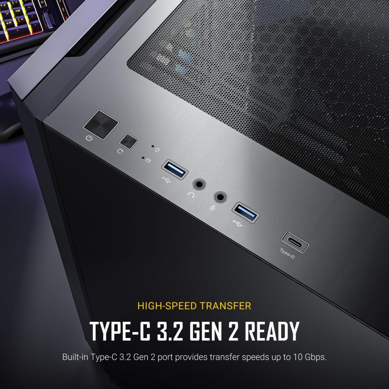 Antec Performance Series P20C ARGB Mid Tower Cristal Templado USB-C ...