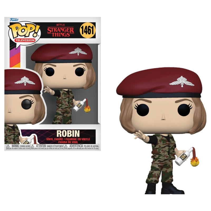 Funko Pop TV Stranger Things S4 Hunter Robin avec cocktail ...