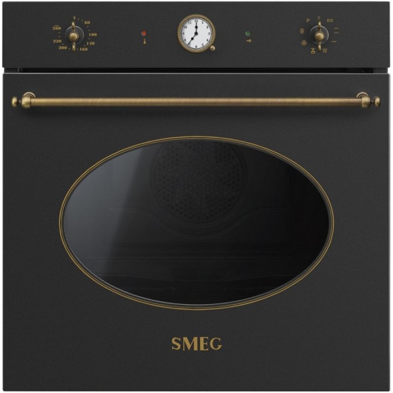 Smeg Colonial SFP805AO Forno Pirolítico A 70L Preto | PcComponentes.pt