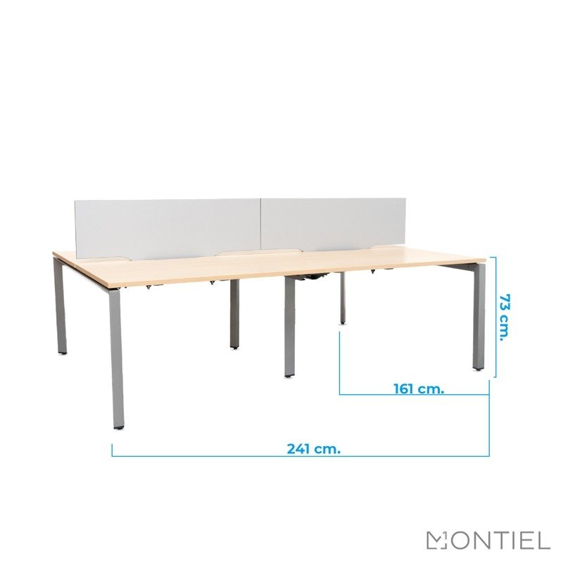 Steelcase Ottima Mesa Multipuesto Oficina con Divisoria | PcComponentes.com