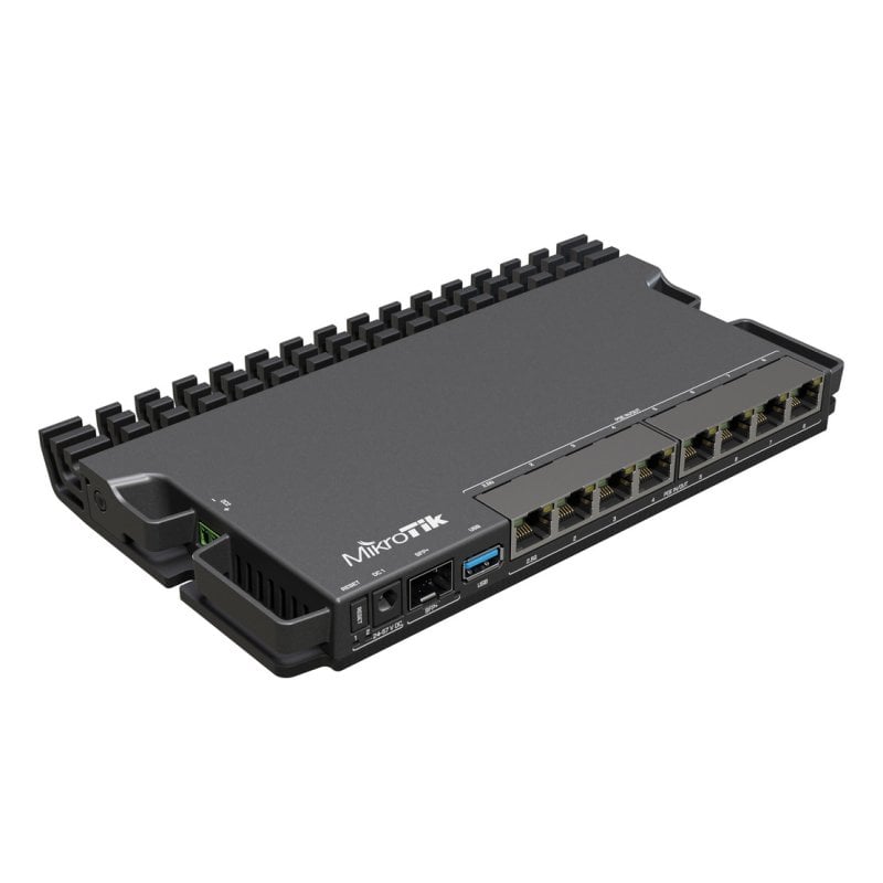 Mikrotik RB5009UPR+S+IN Switch 8 Puertos Gigabit 2.5G PoE + 1 Puerto ...