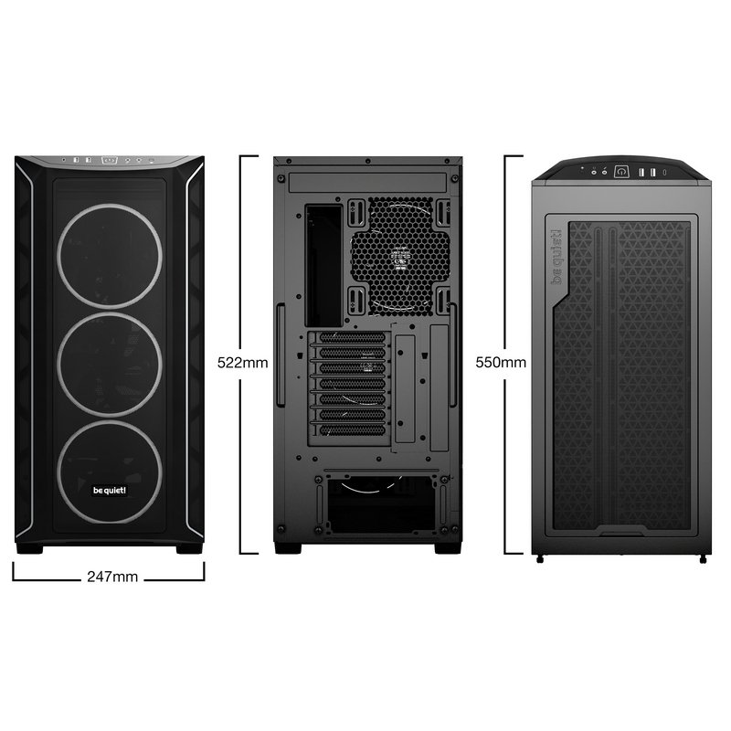 be quiet! Shadow Base 800 FX Black Midi Tower Noir | PcComponentes.fr