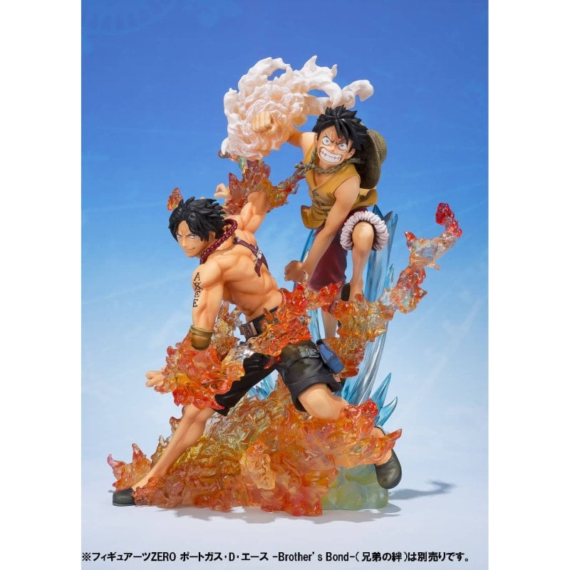 Tamashii Nations Figuarts Zero Monkey D. Luffy Brother's Bond One Piece Réédition Figurine 14,5 ...