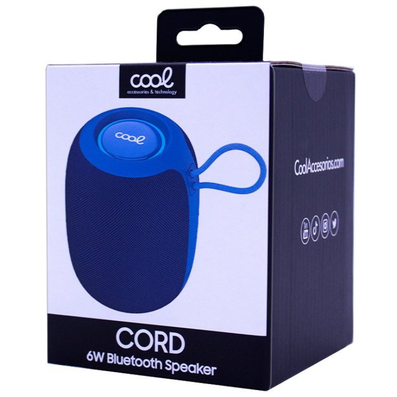 Cool Cord TWS Coluna Portátil Bluetooth 6W Azul Marinho | PcComponentes.pt