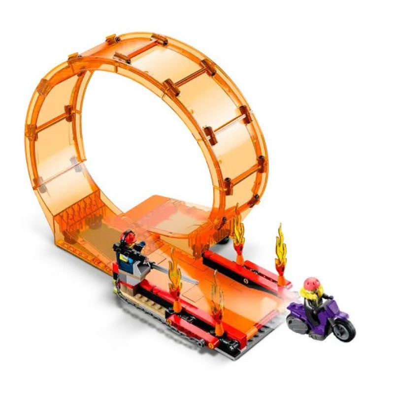 Pista de acrobacias de Lego com curva dupla | PcComponentes.pt