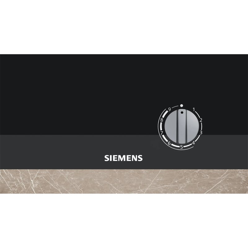 Siemens iQ700 ER3A6AB70 Placa a Gás 1 Zona 30cm em Vidro Preto ...