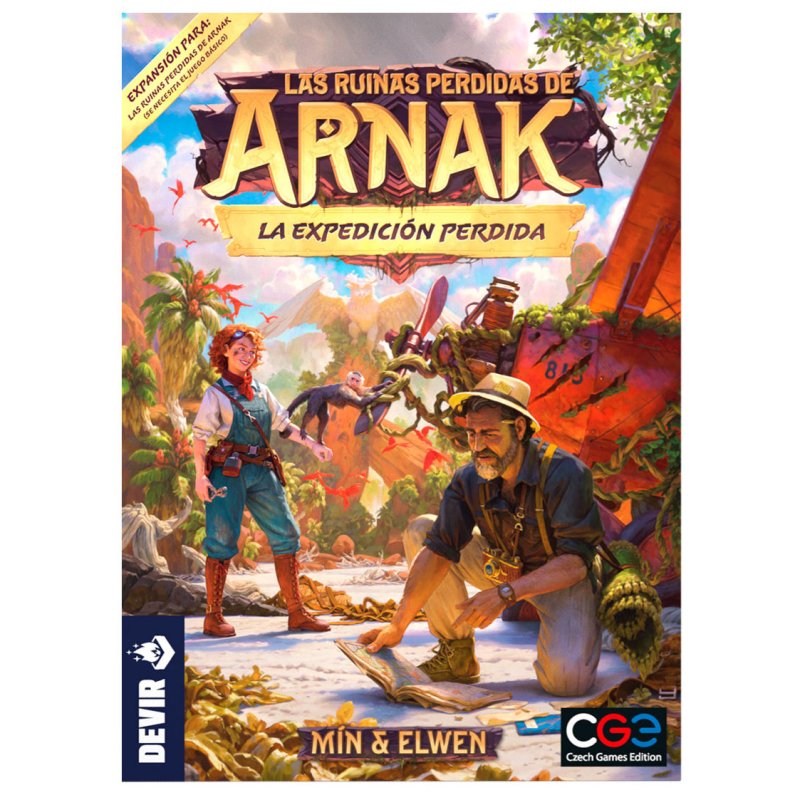 Devir Las ruinas perdidas de Arnak: la expedición perdida Juego de Mesa ...