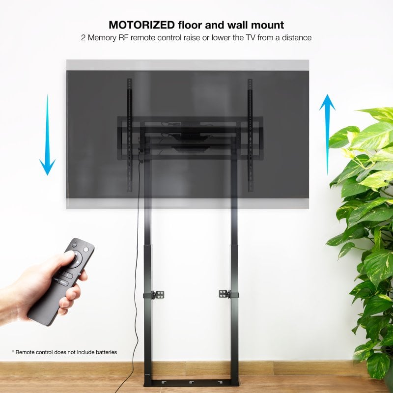 TooQ Titan Suporte Elétrico Fixo de Chão para TV 55"-100" VESA 800x600 ...