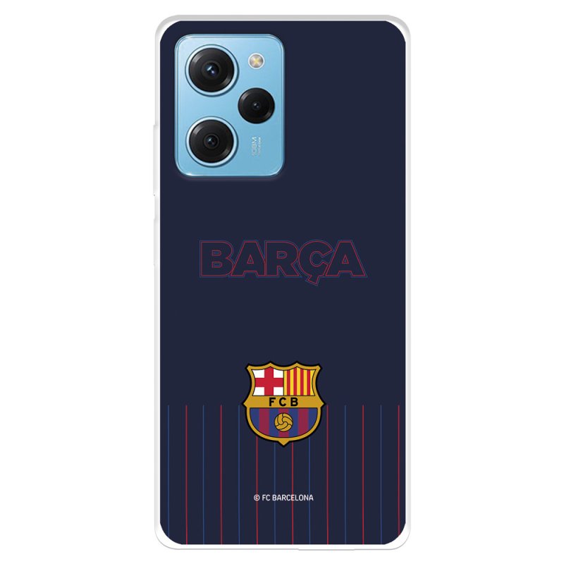 Capa para Xiaomi Poco X5 Pro 5g do Fc Barcelona Barsa Fundo Azul ...