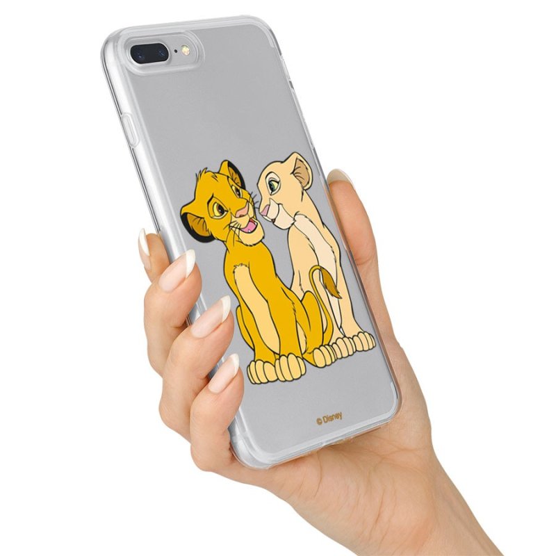 Capa transparente oficial Disney Simba e Nala para Nokia 3.1 - O Rei ...