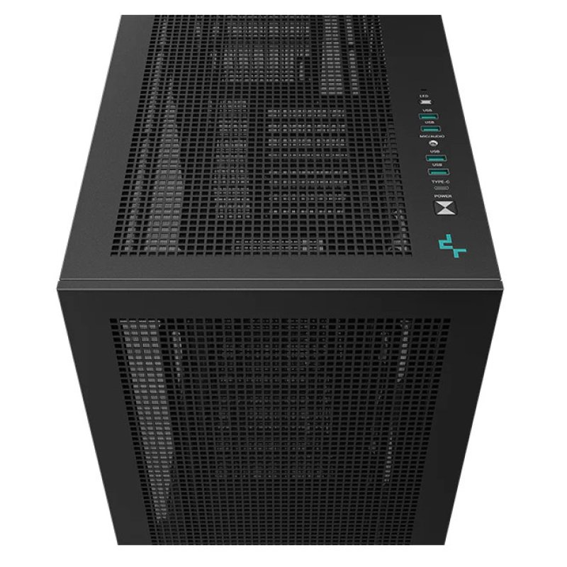 DeepCool MORPHEUS Semitorre ATX Vidro Temperado USB-C Preta ...