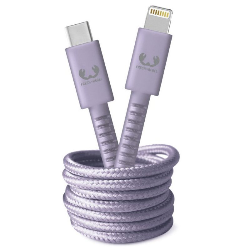 Fresh'n Rebel Cable USB-C a Lightning 2m Dreamy Lilac | PcComponentes.com