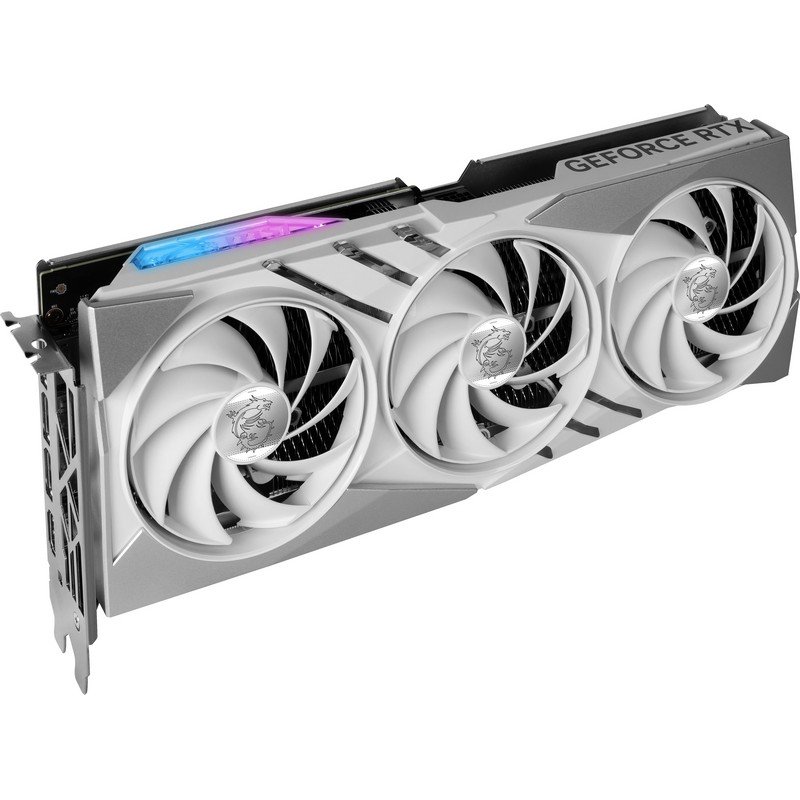 MSI GAMING X SLIM WHITE GeForce RTX 4070 SUPER 12GB GDDR6X DLSS3 ...