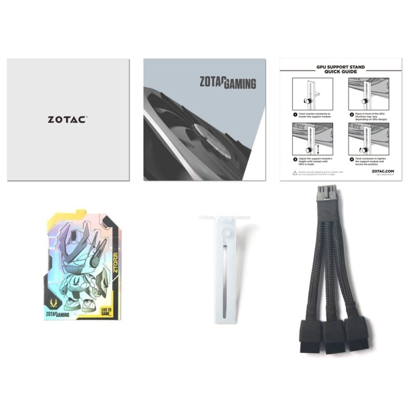 Zotac Gaming GeForce RTX 4070 Ti SUPER Trinity OC White Edition 16 Go GDDR6X DLSS3 ...