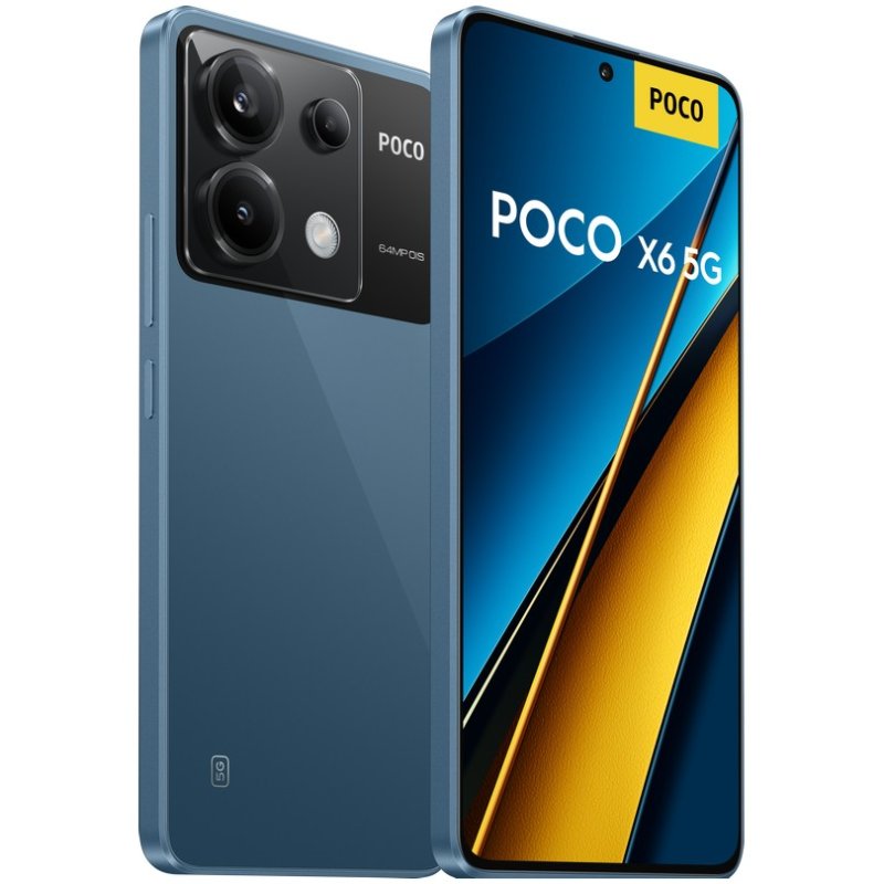 POCO X6 5G 8/256GB Bleu Gratuit | PcComponentes.fr