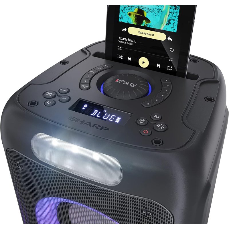 Sharp PS-949 Xparty Street Altavoz Bluetooth Portátil con Micrófono ...