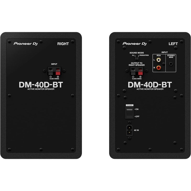 Pioneer DJ DM-40D-BT Altavoces de Monitor de 4'' con Bluetooth Negro ...