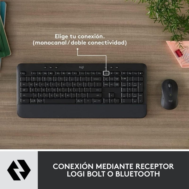 Logitech Signature MK650 Combo For Business Teclado Inalámbrico Grafito ...