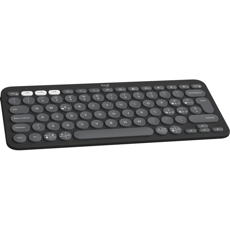 Logitech Pebble Keys 2 K380s clavier RF sans fil + Bluetooth QWERTY ...