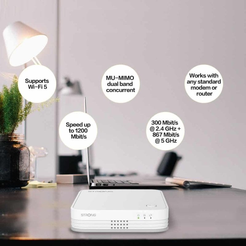 Strong Atria Wi-Fi Mesh Home Trio Pack 1200 Sistema Mesh WiFi 5 ...
