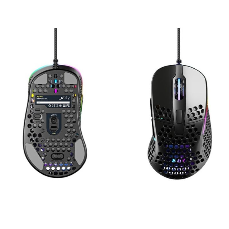 Xtrfy M4 RGB Ratón Gaming Óptico Mano Derecha USB 16000 DPI Negro ...